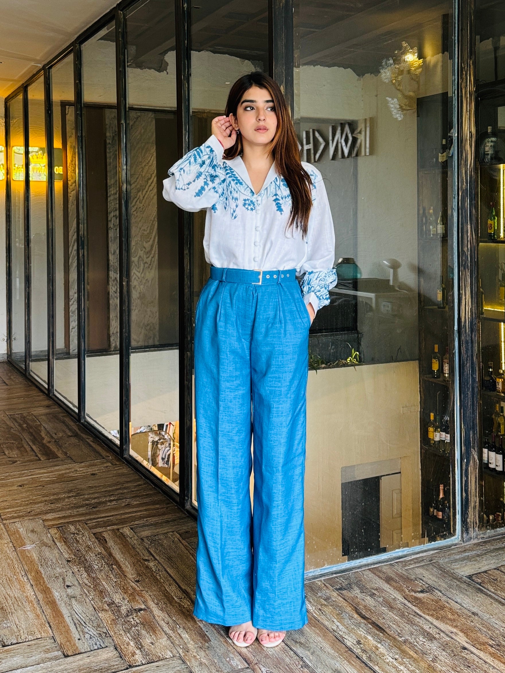 Blue Summer Formal Coord