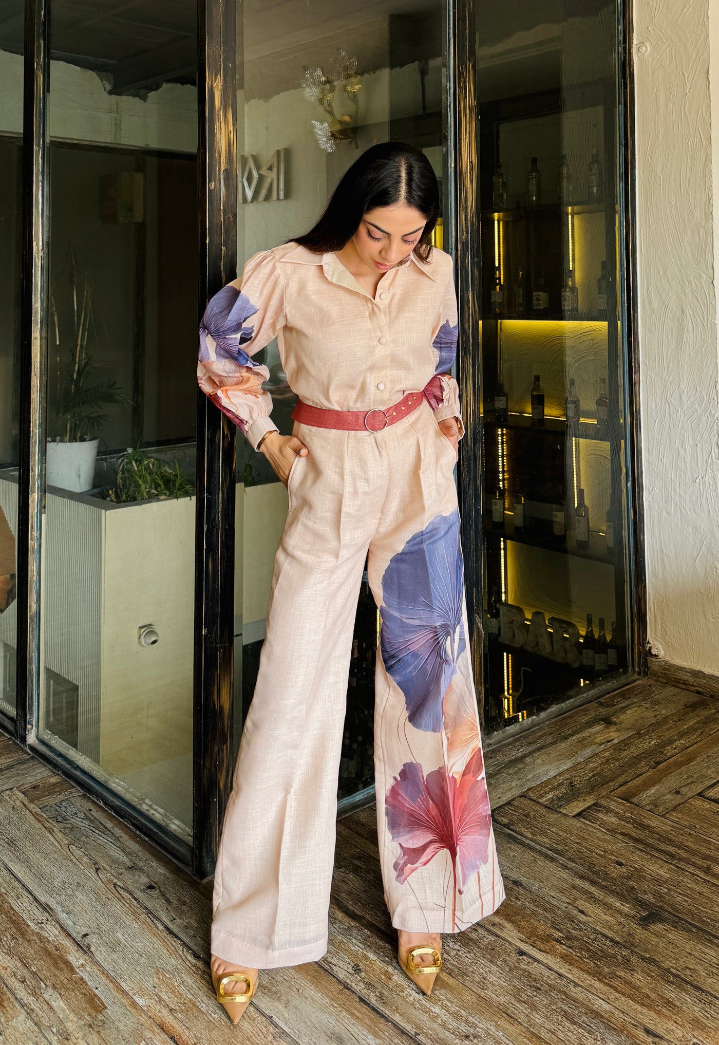 Taylor Formal Linen Coord Set - Women's Co-Ord Sets Online | Pluch Designs